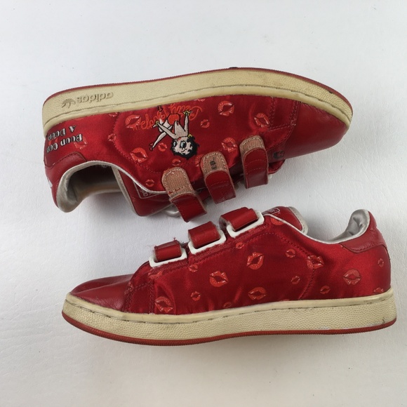 adidas | Shoes | Adidas Red Betty Boop Shoes C733844 | Poshmark